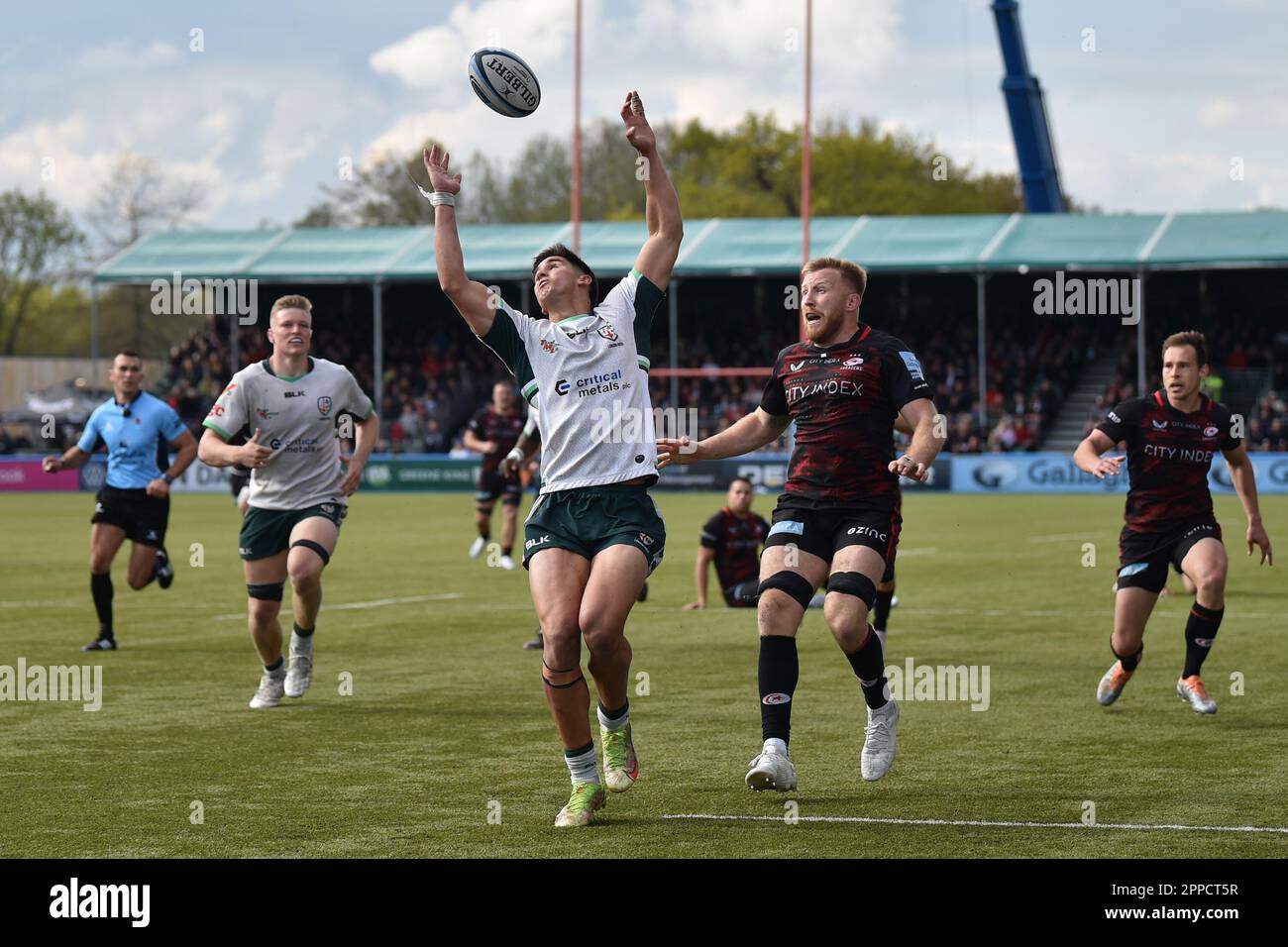 London, UK. 23rd Apr, 2023. Lucio Cinti Luna of London Irish watches ...