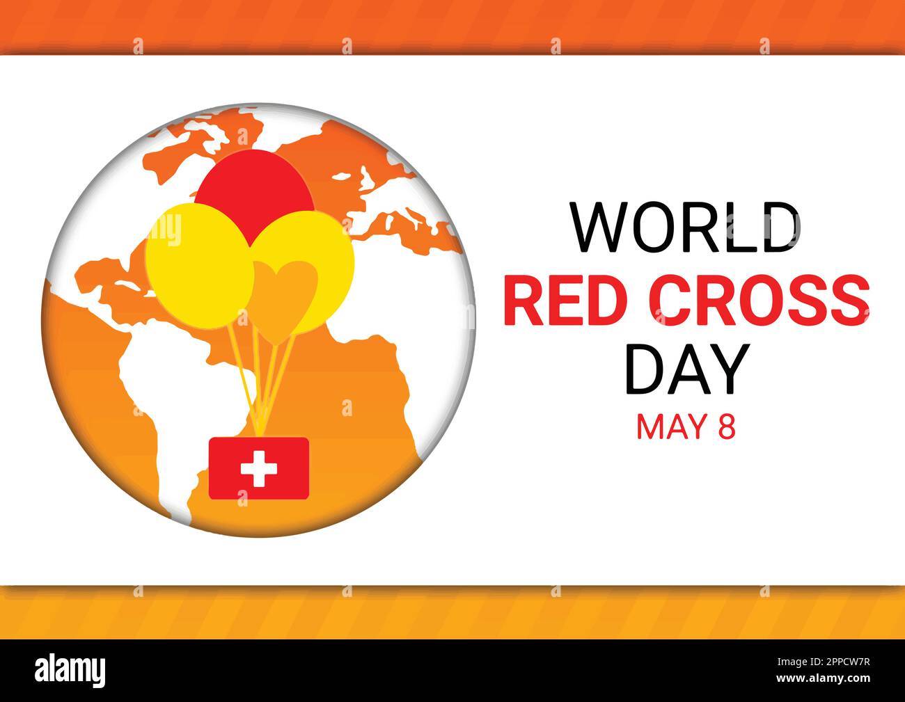 World Red Cross Day. May 8. Holiday concept. Template for background ...