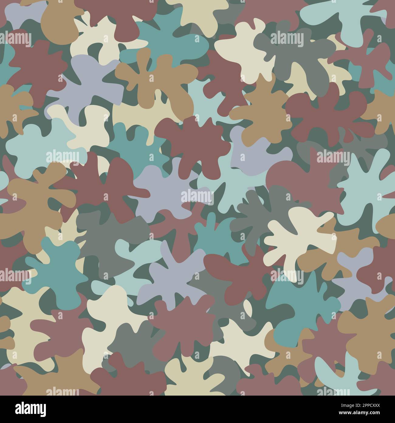 Camouflage pattern background. Classic clothing style masking camo repeat print Stock Vector ...