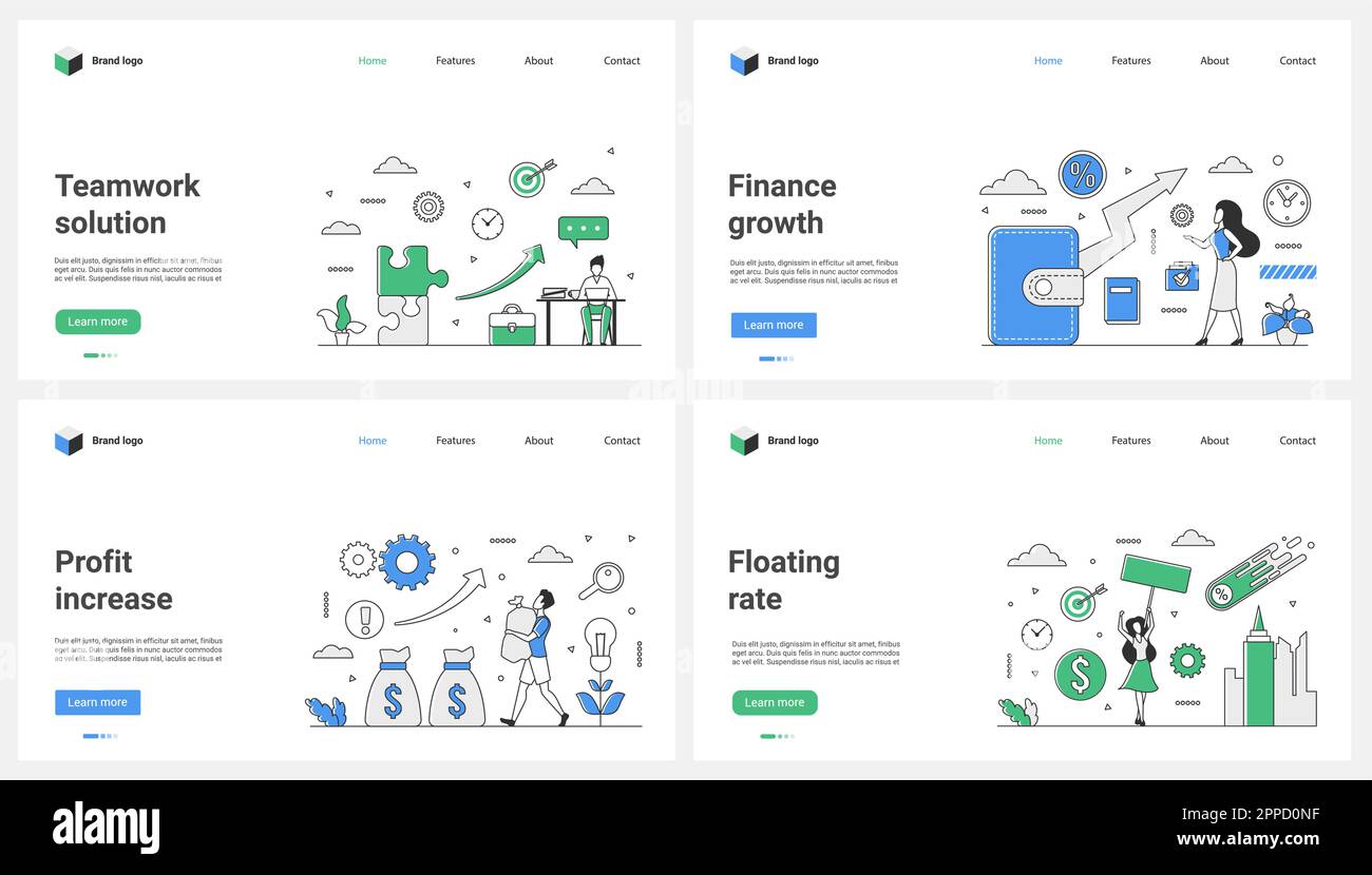 Financial growth, profit increase, floating rate and teamwork solutions ...