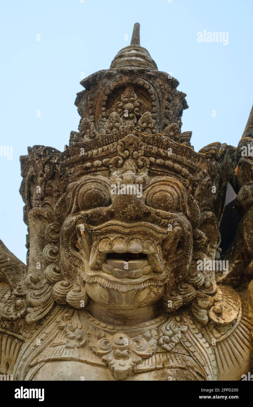 Statue of Ancient Demon at Chiang Rai Stock Photo - Alamy
