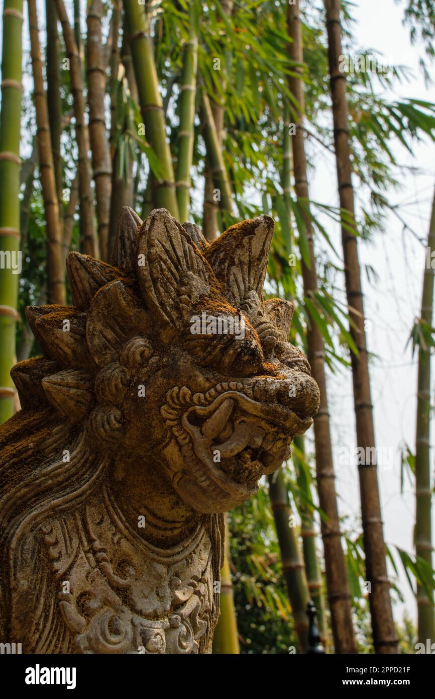 Statue of Ancient Demon at Chiang Rai Stock Photo - Alamy