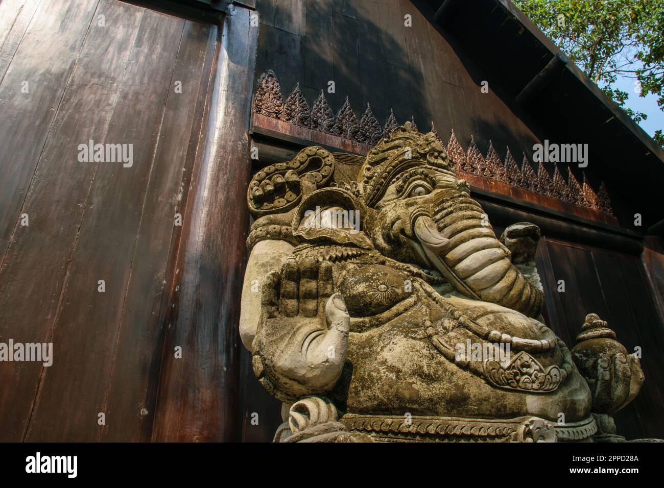 Statue of Hindu Elephant God Ganesha at Chiang Rai Stock Photo - Alamy
