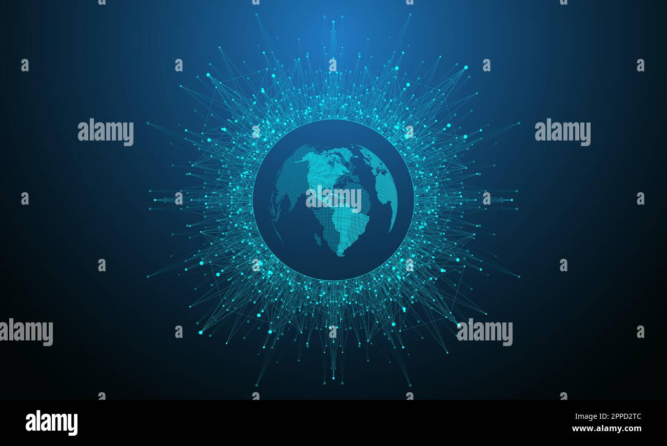 Global network connection concept. Social network communication in the ... Global network connection concept. Social network communication in the ...