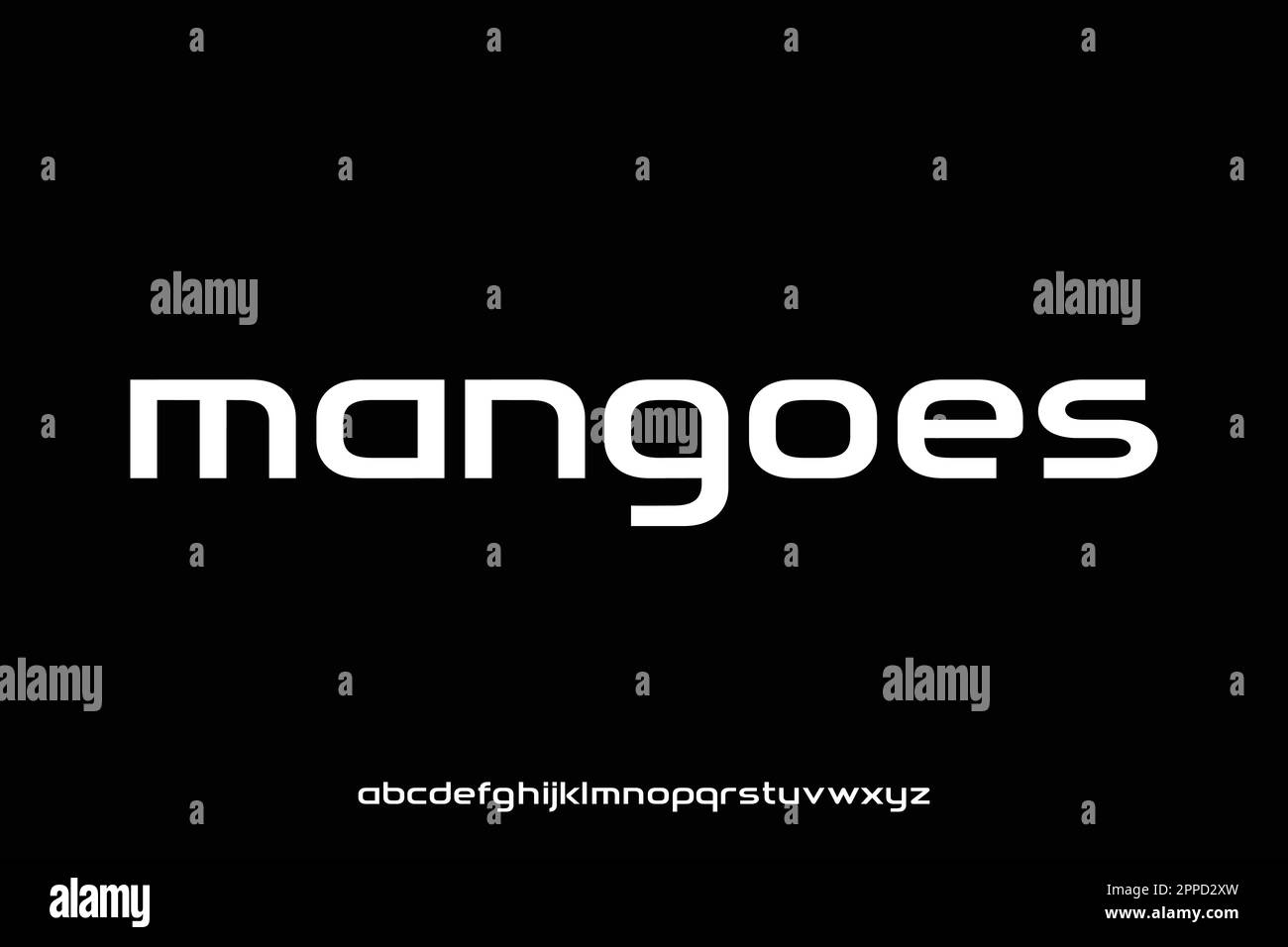 Creative modern lowercase display font vector Stock Vector Image & Art - Alamy