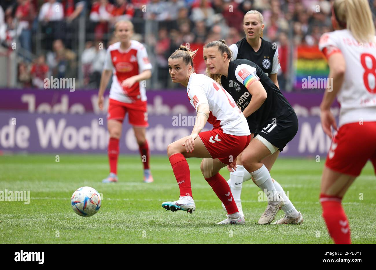 Selina Cerci (Koeln), Tanja Pawollek (SGE), 1. FC Cologne - Eintracht ...
