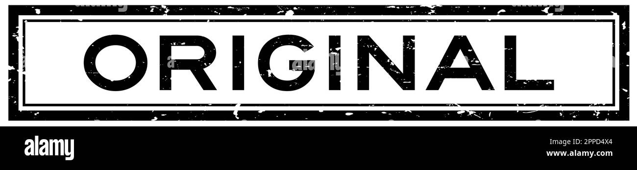 Grunge black original word square rubber seal stamp on white background Stock Vector Image & Art ...