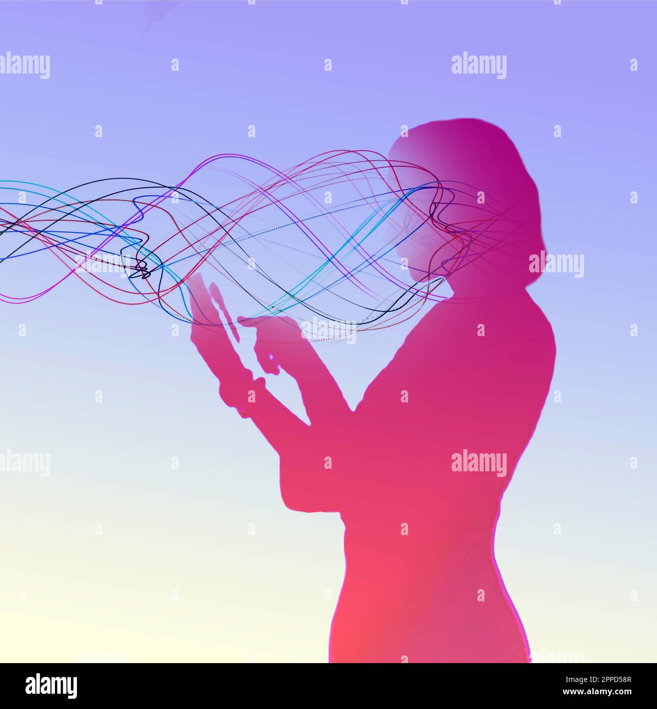 Frequency pattern hi-res stock photography and images - Alamy