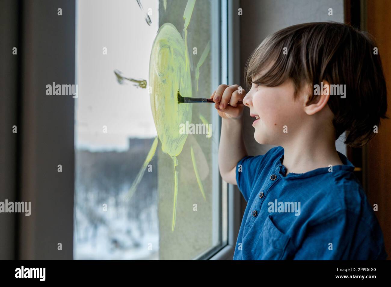 6 7 years children drawing hi-res stock photography and images - Alamy