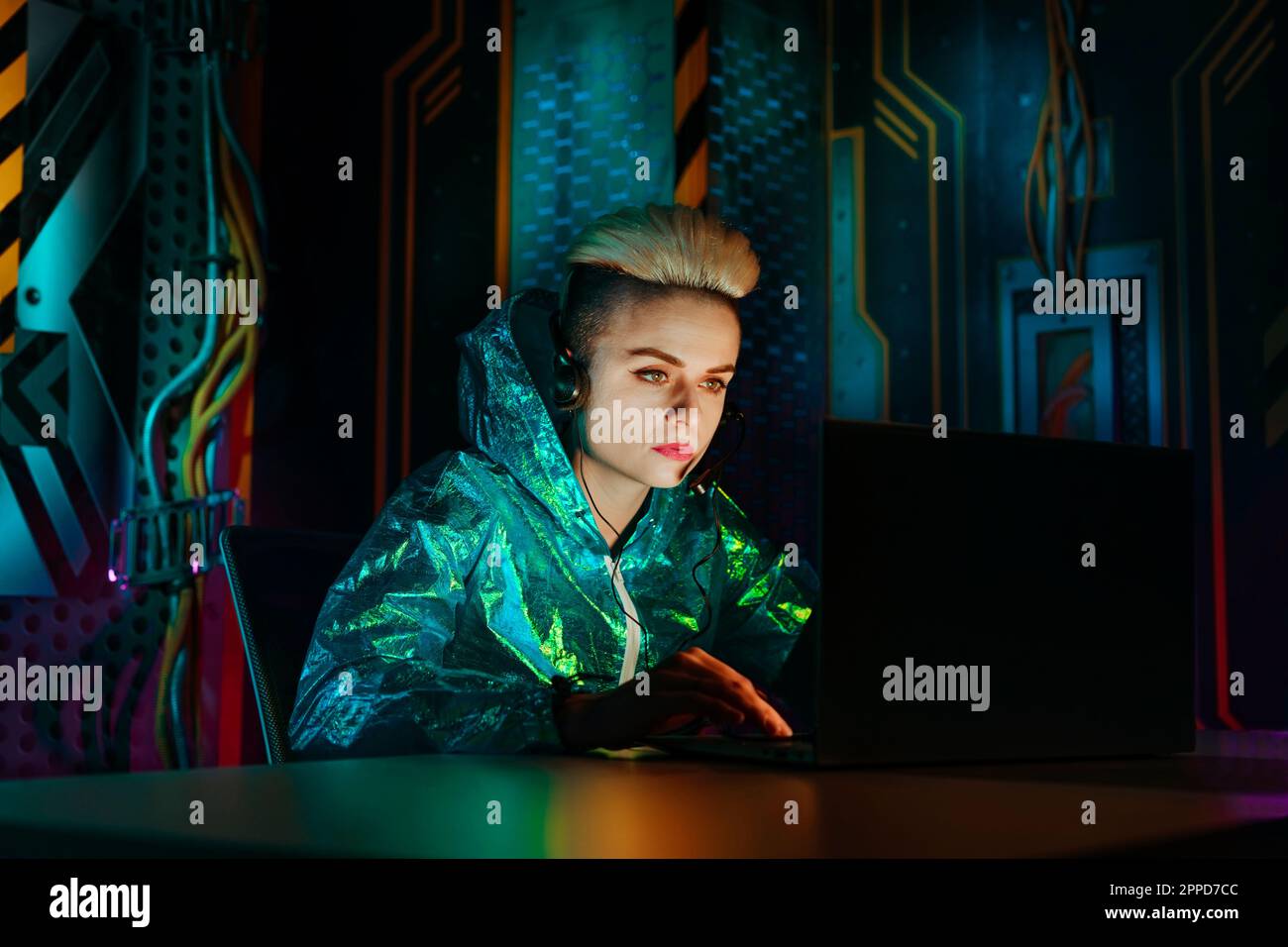 Cyberpunk gamer hi-res stock photography and images - Alamy