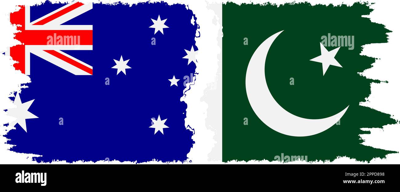 Pakistan australia flag Stock Vector Images - Alamy