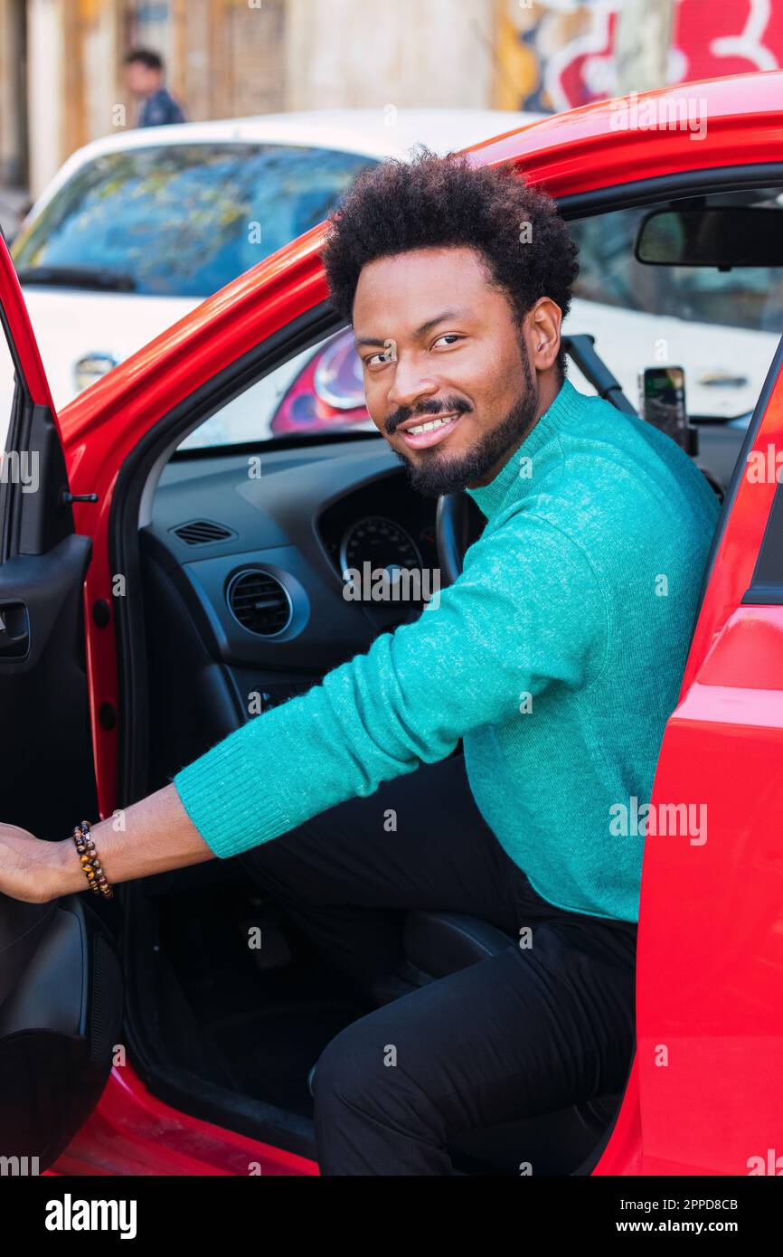 Man Opening Car Door