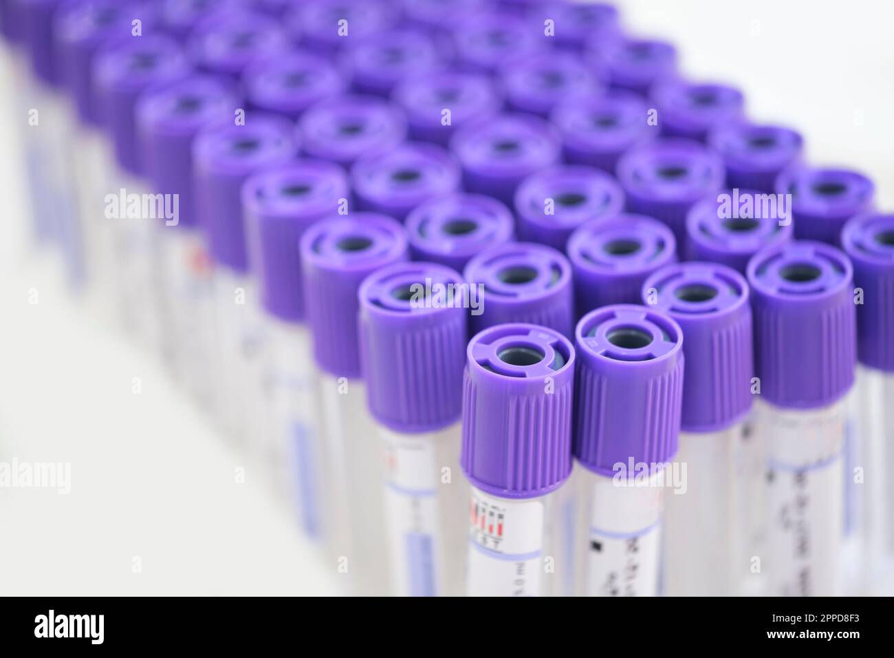 Test tube row. Concept of medical or science laboratory Stock Photo - Alamy