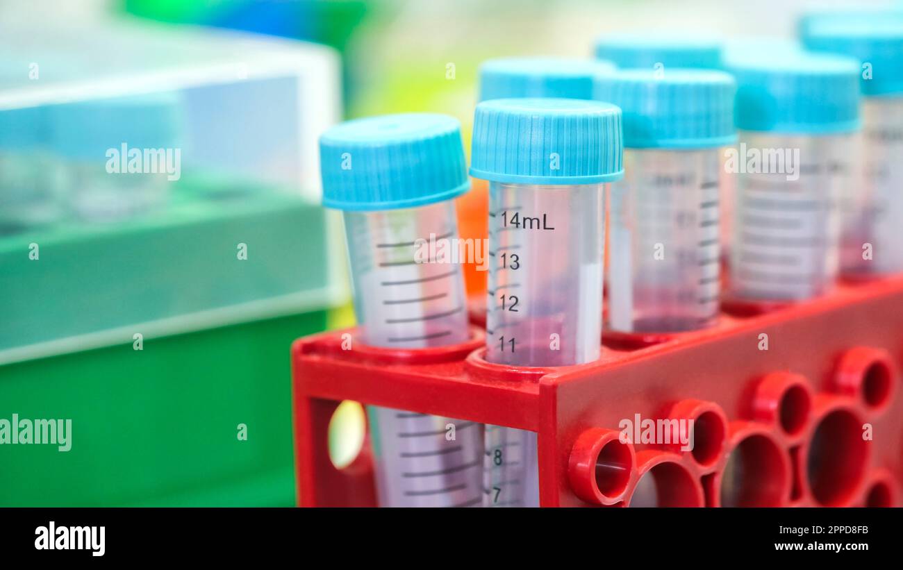 Test tube row. Concept of medical or science laboratory Stock Photo - Alamy