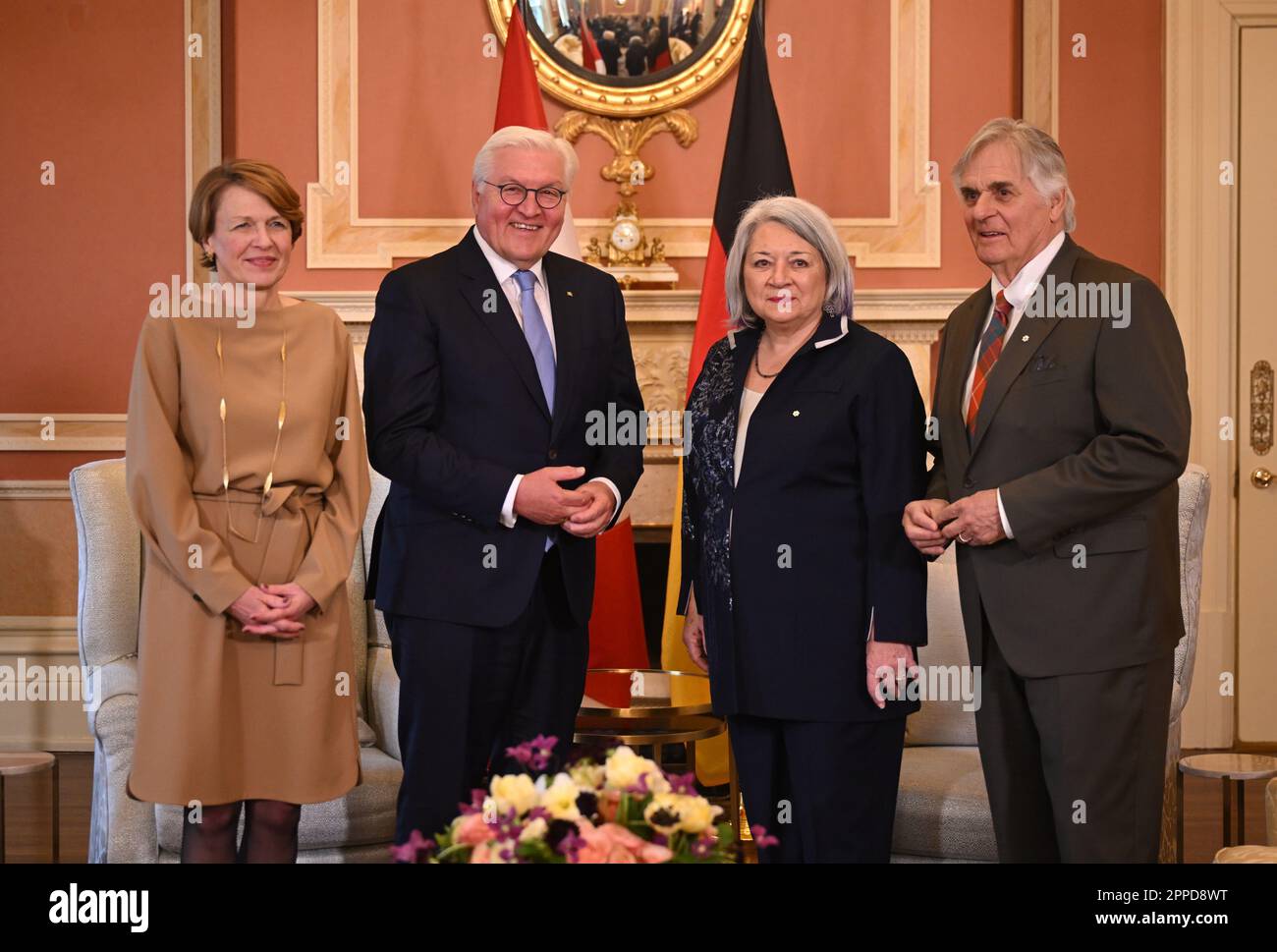 Ottawa, Canada. 23rd Apr, 2023. German President Frank-Walter ...