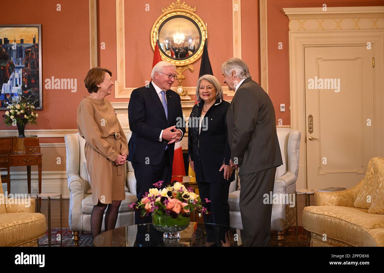 Ottawa, Canada. 23rd Apr, 2023. German President Frank-Walter ...