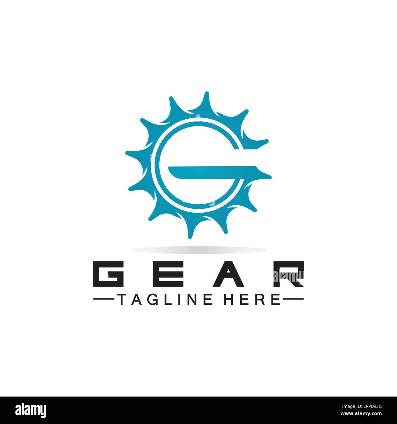 Letter G Gear Engineer Logo Design Template Stock Vector Image & Art ...