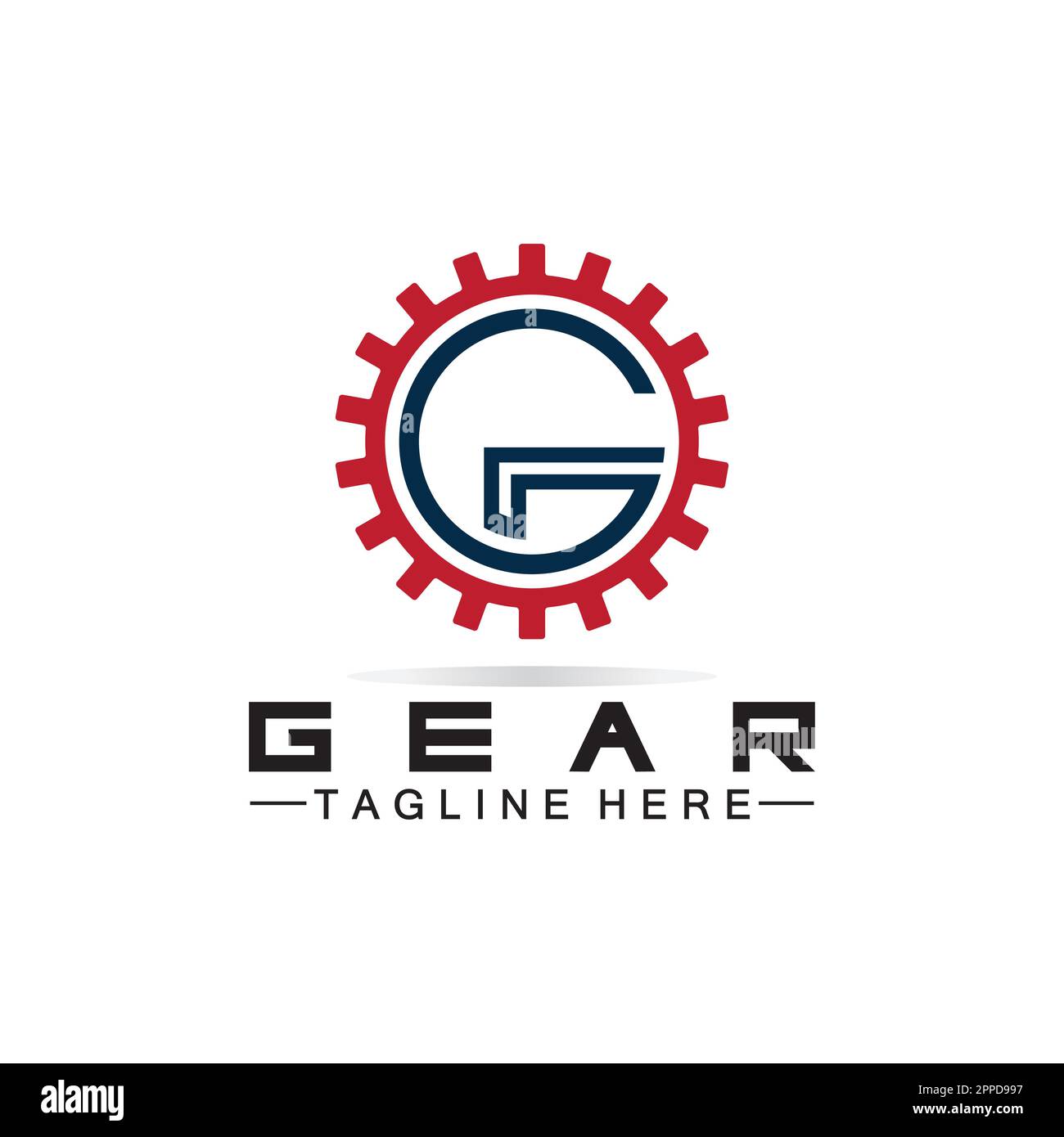 Letter G Gear Engineer Logo Design Template Stock Vector Image & Art ...