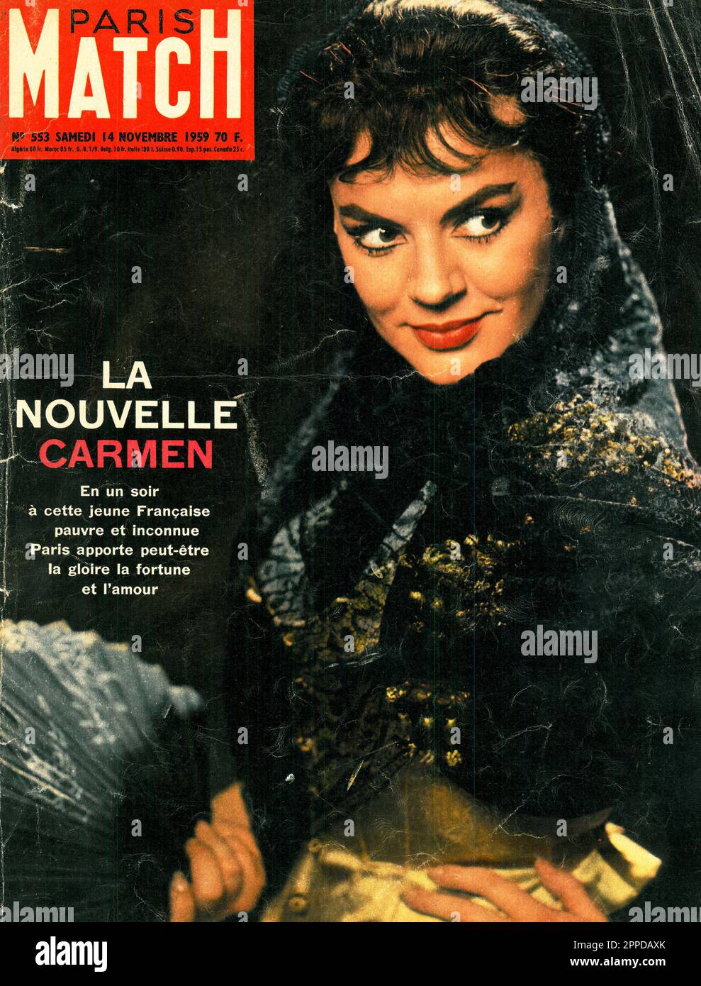 Paris Match magazine cover, November 1959 Stock Photo - Alamy