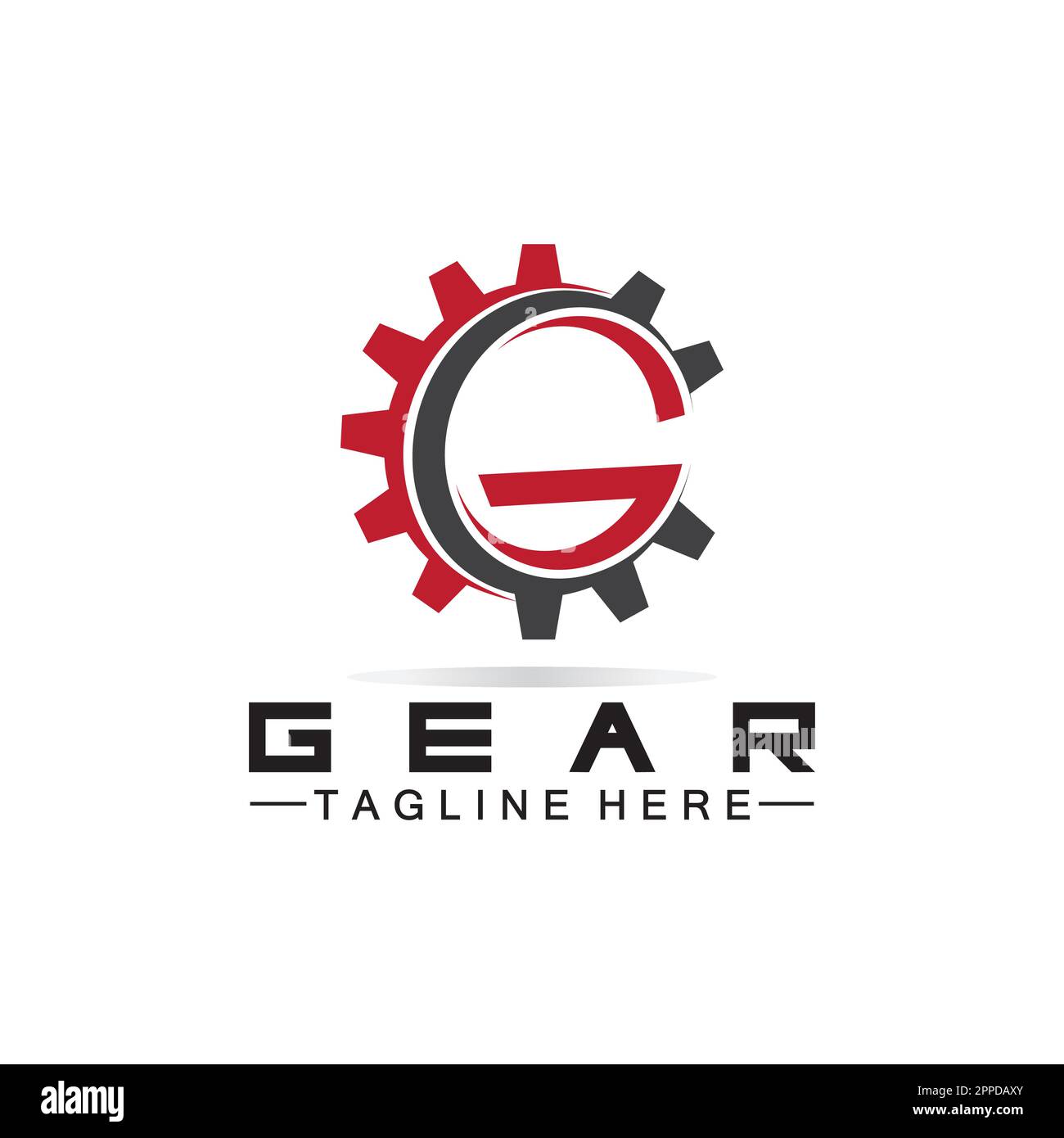 Letter G Gear Engineer Logo Design Template Stock Vector Image & Art ...