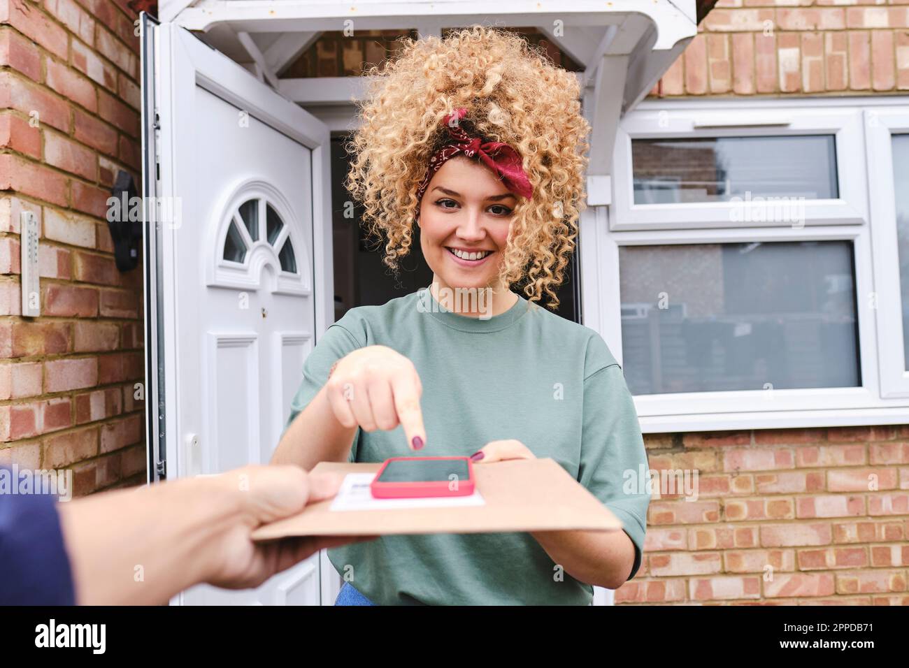 Taking package hi-res stock photography and images - Alamy