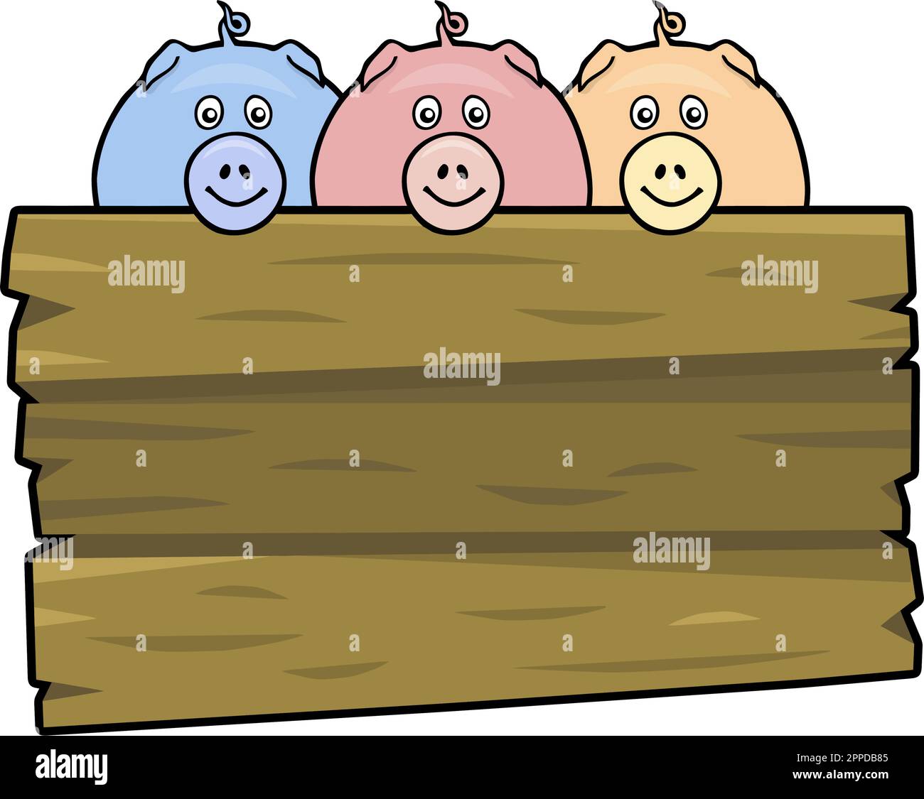 Cartoon pigs hi-res stock photography and images - Alamy
