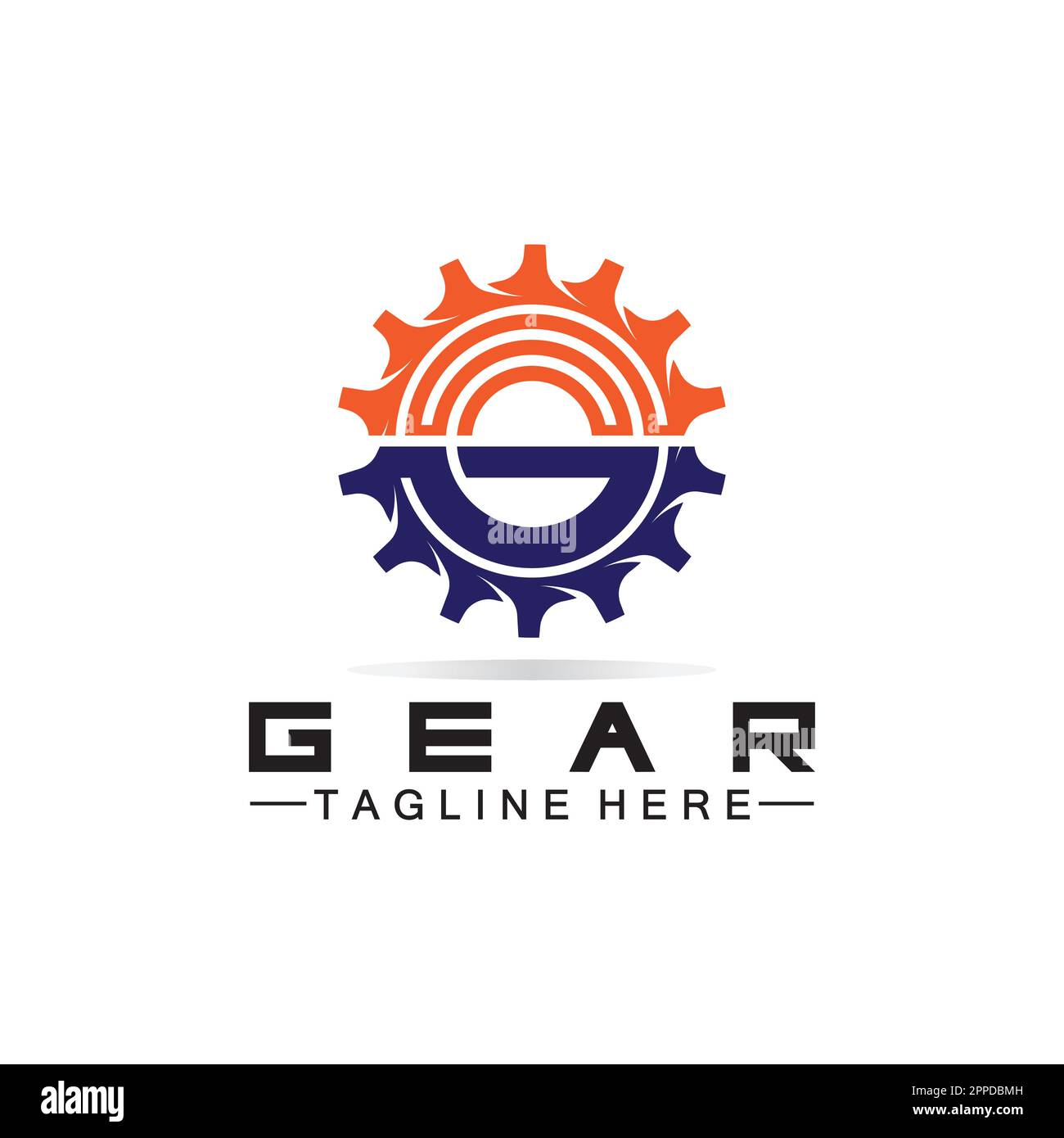 Gear solution logo letter Stock Vector Images - Alamy