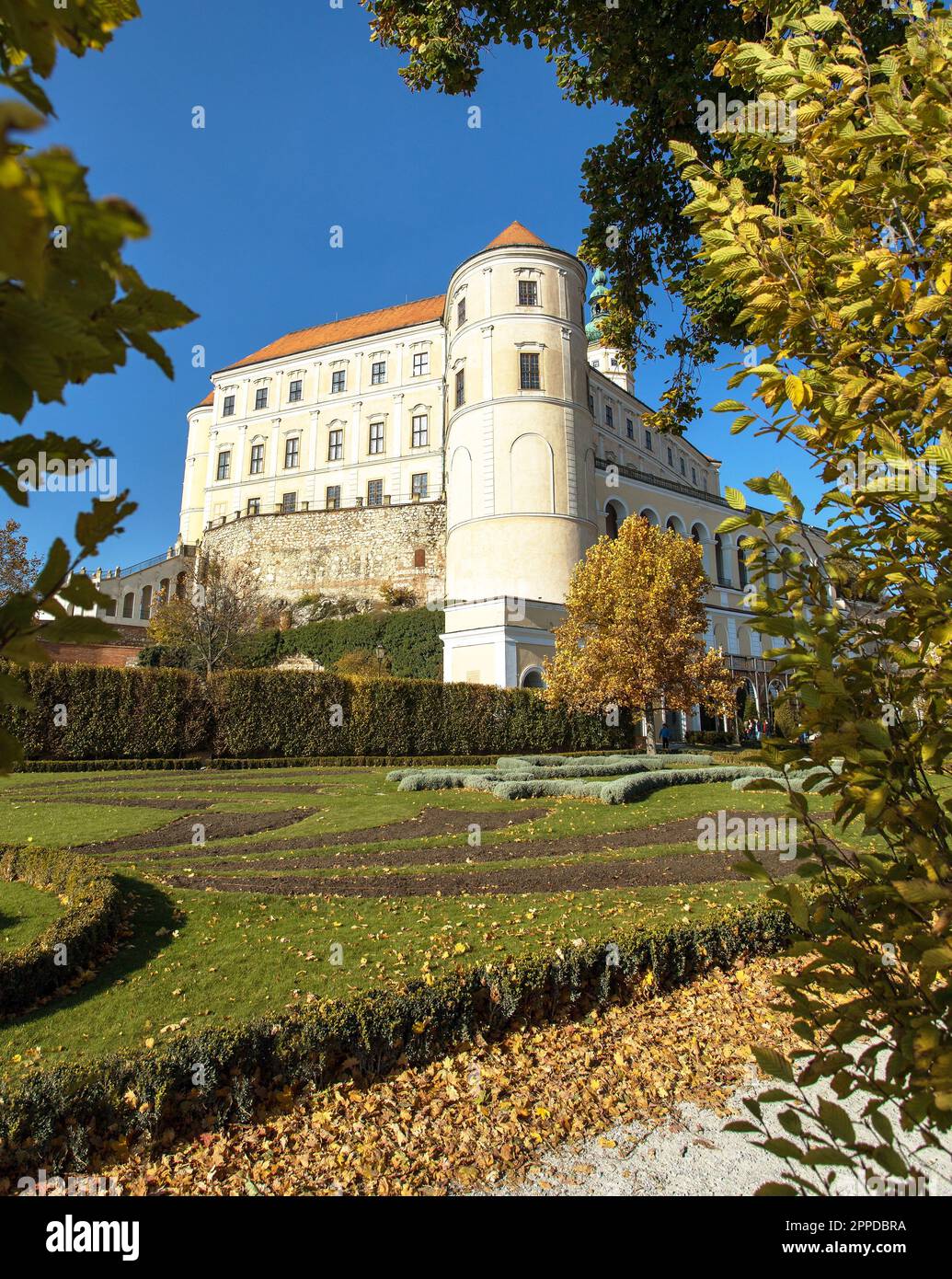 Mikulov Castle, one of the most important castles in South Moravia ...
