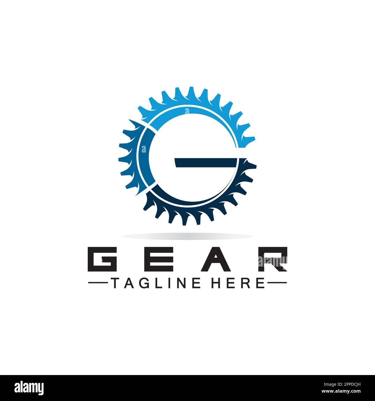 Letter G Gear Engineer Logo Design Template Stock Vector Image & Art ...