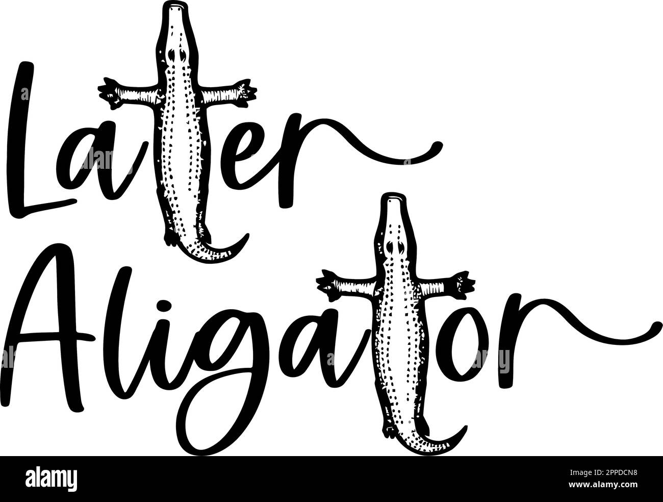 See you later alligator Stock Vector Images - Alamy