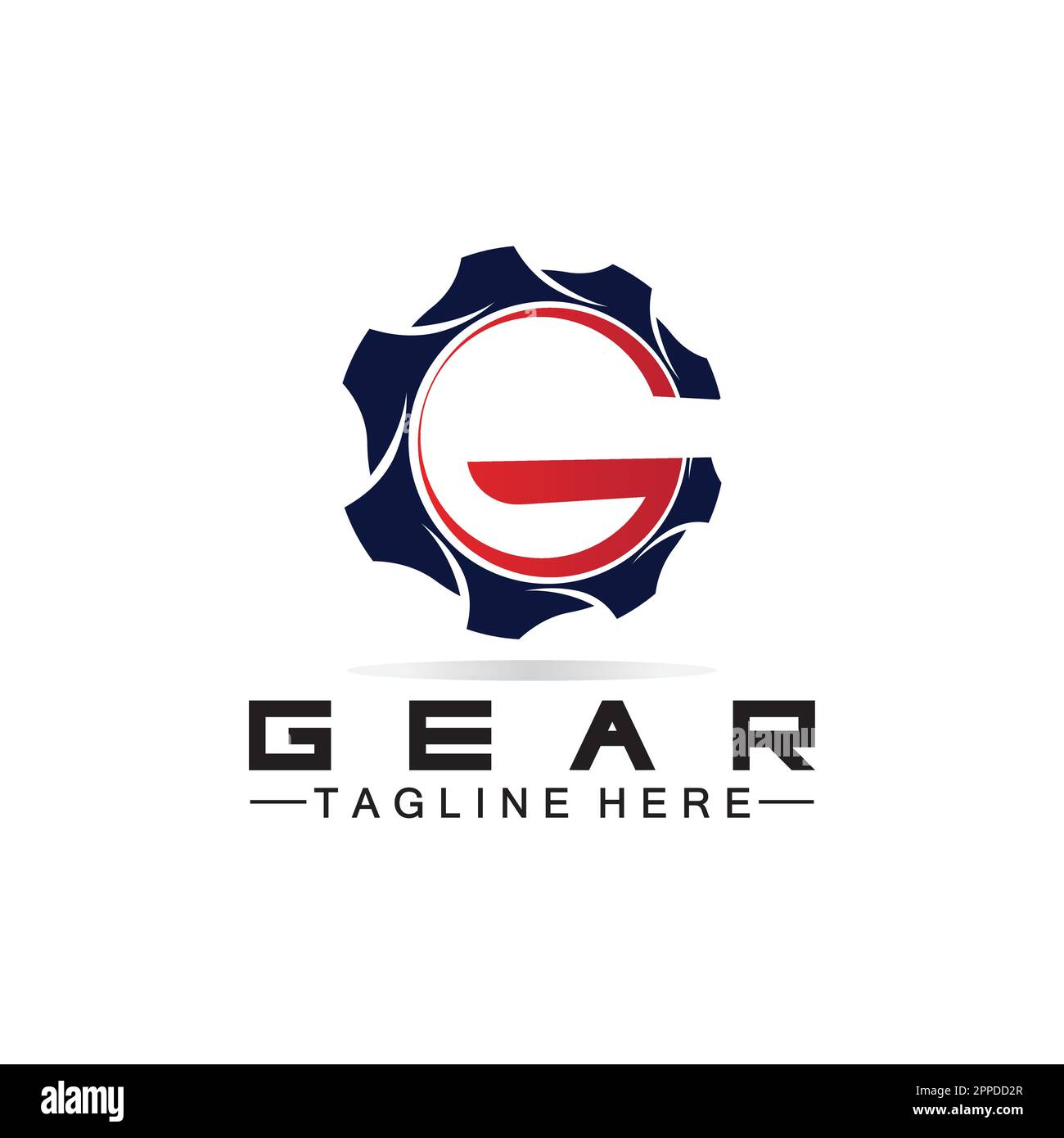 Letter G Gear Engineer Logo Design Template Stock Vector Image & Art ...