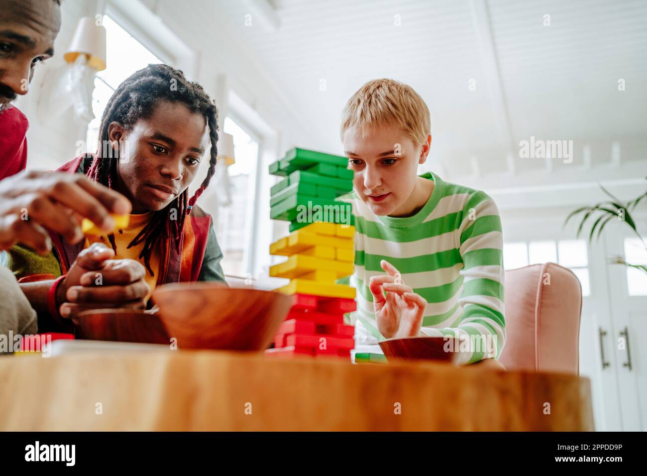 Block removal game hi-res stock photography and images - Alamy