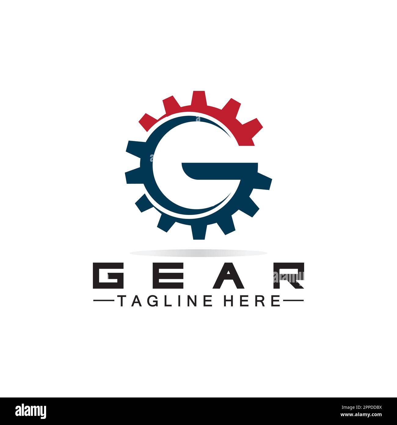 Letter G Gear Engineer Logo Design Template Stock Vector Image & Art ...