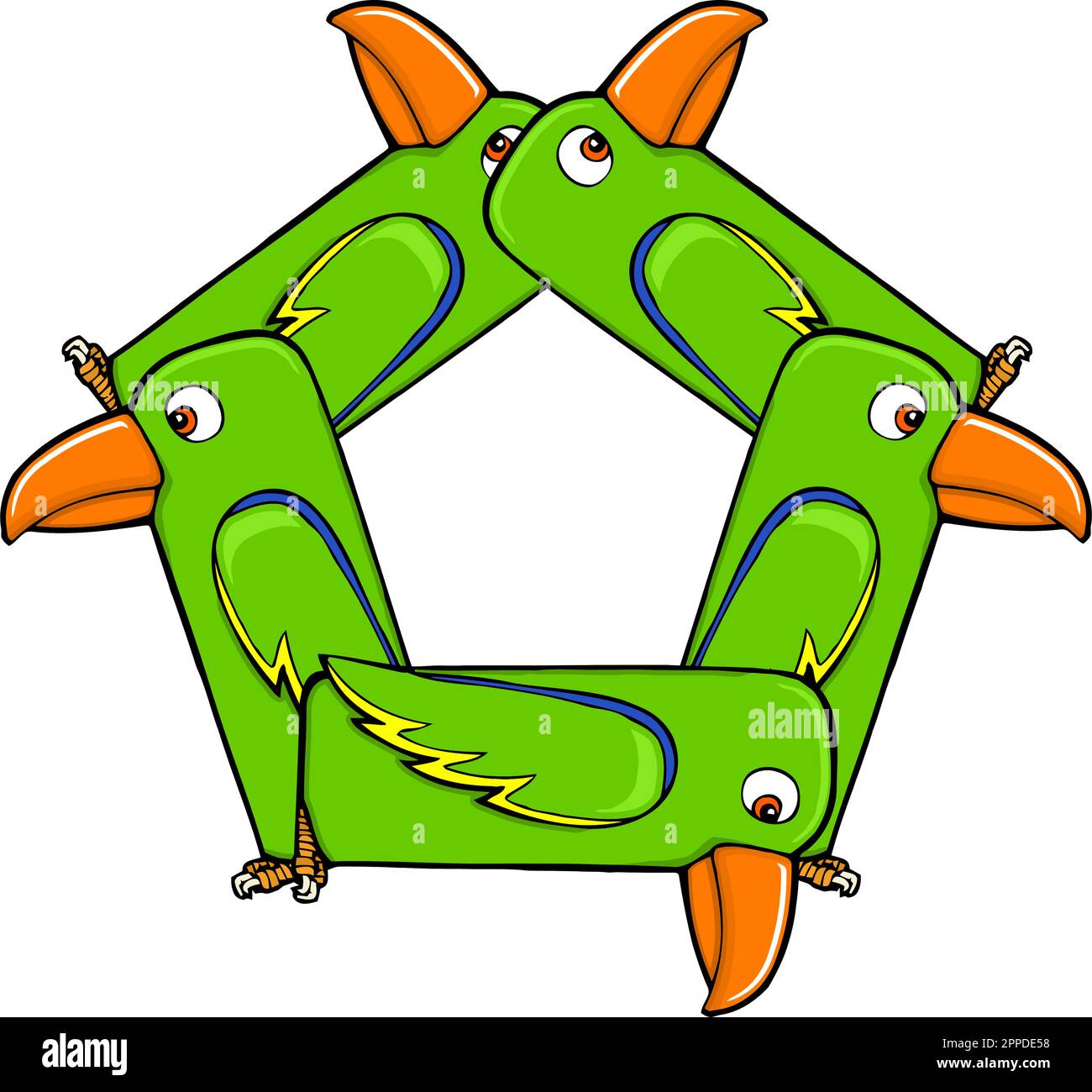 Pentagon cartoon Stock Vector Images - Alamy