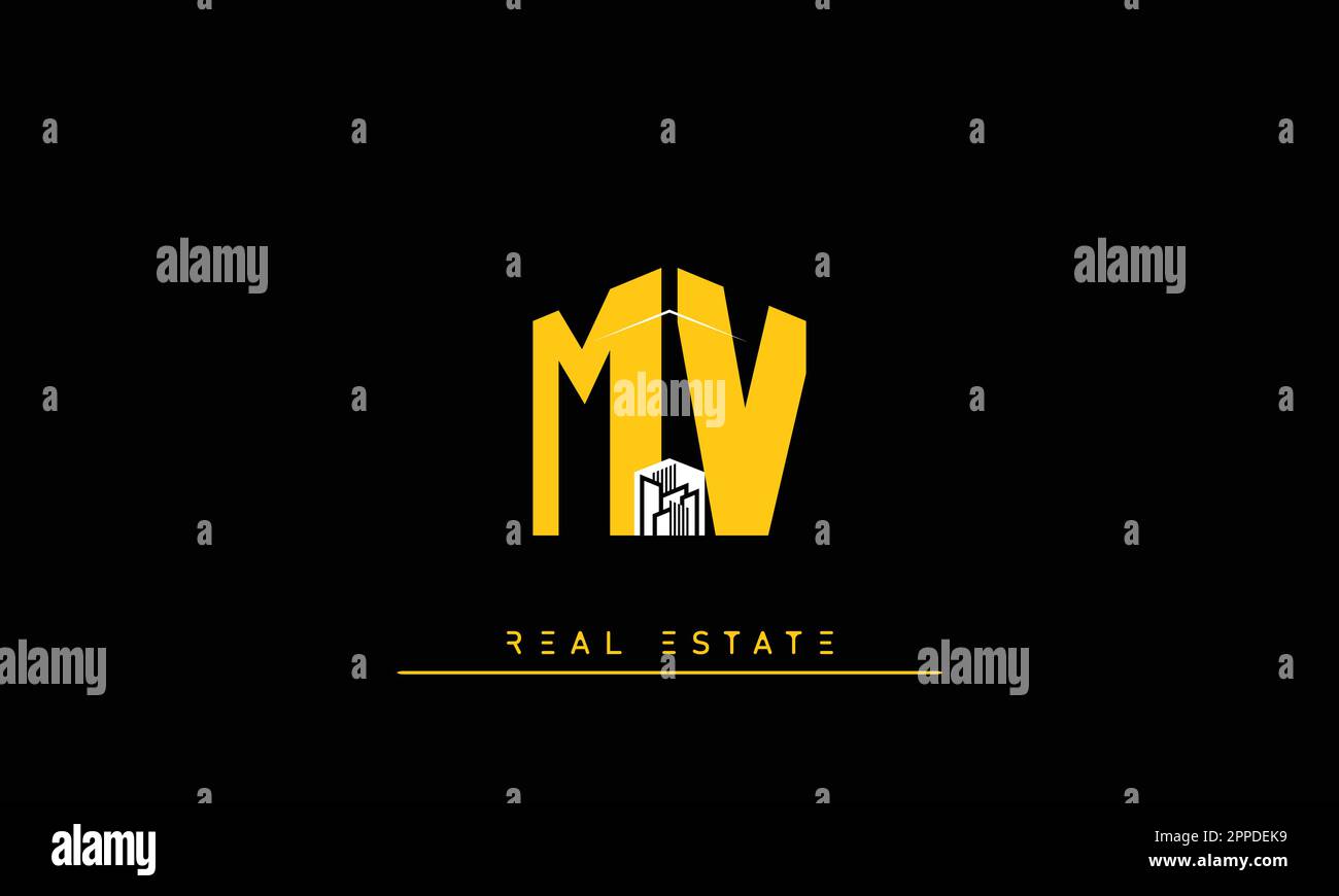 Mv real estate logo hi-res stock photography and images - Alamy