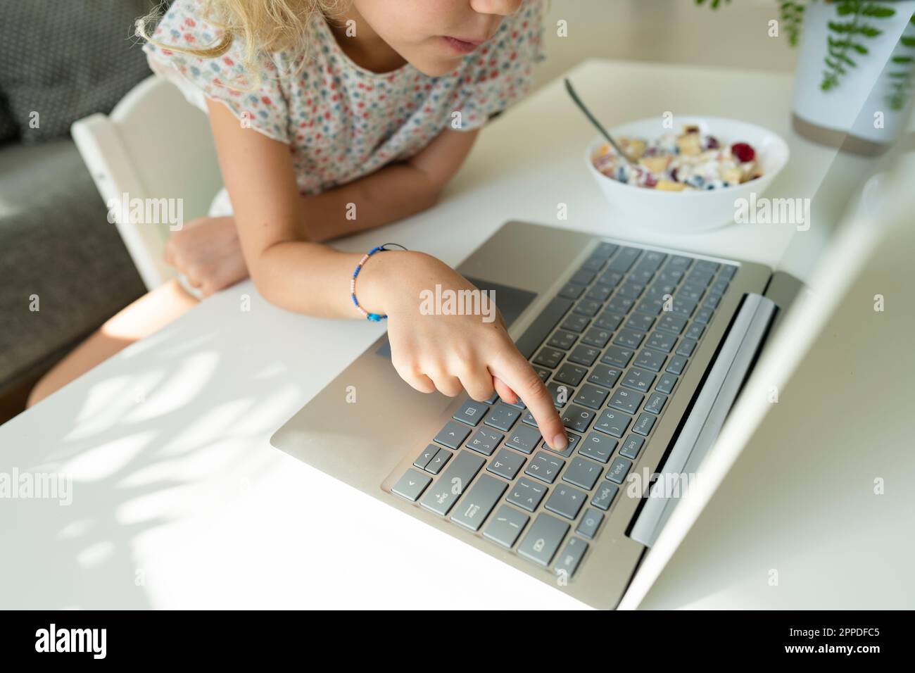 Part laptop keyboard focus hi-res stock photography and images - Alamy