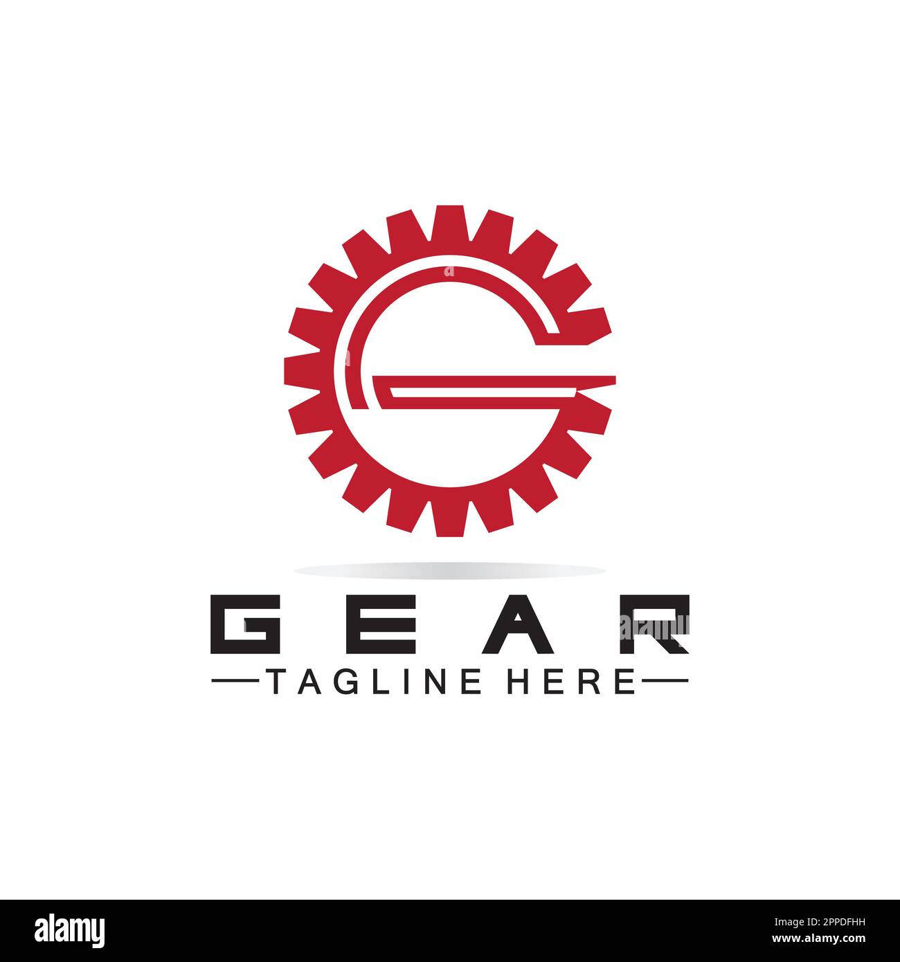 Letter G Gear Engineer Logo Design Template Stock Vector Image & Art ...