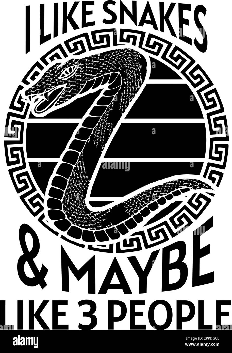 funny design for snake lover Stock Vector Image & Art - Alamy