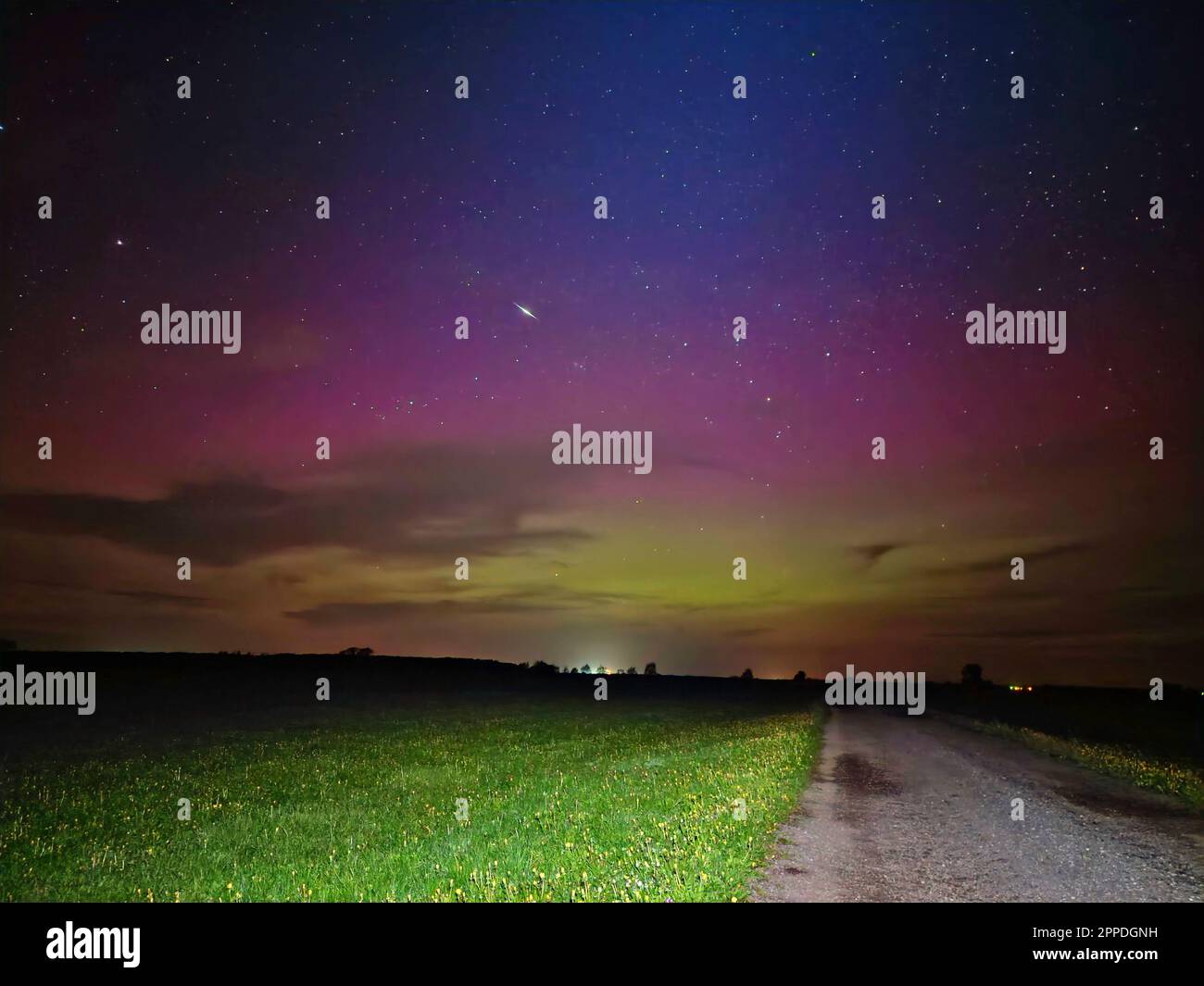 Fischbeck, Germany. 24th Apr, 2023. A celestial body passes through the ...