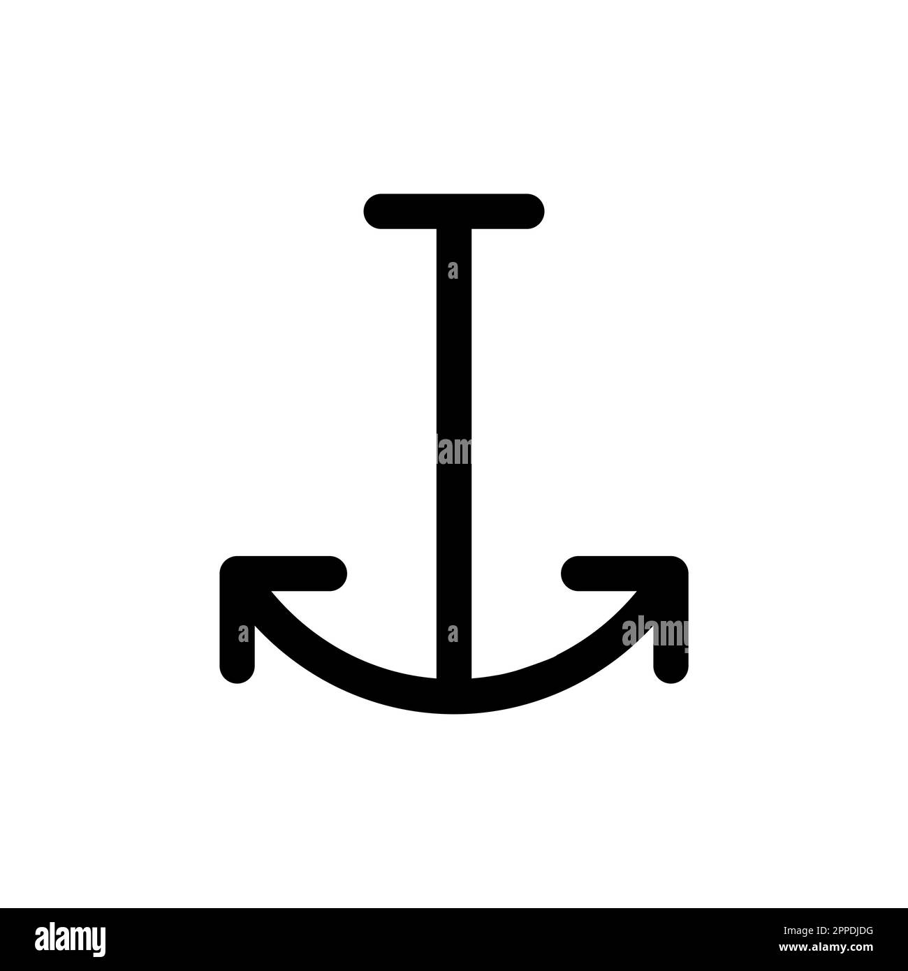Anchor icon vector. Anchor sign. marine symbol Stock Vector Image & Art ...