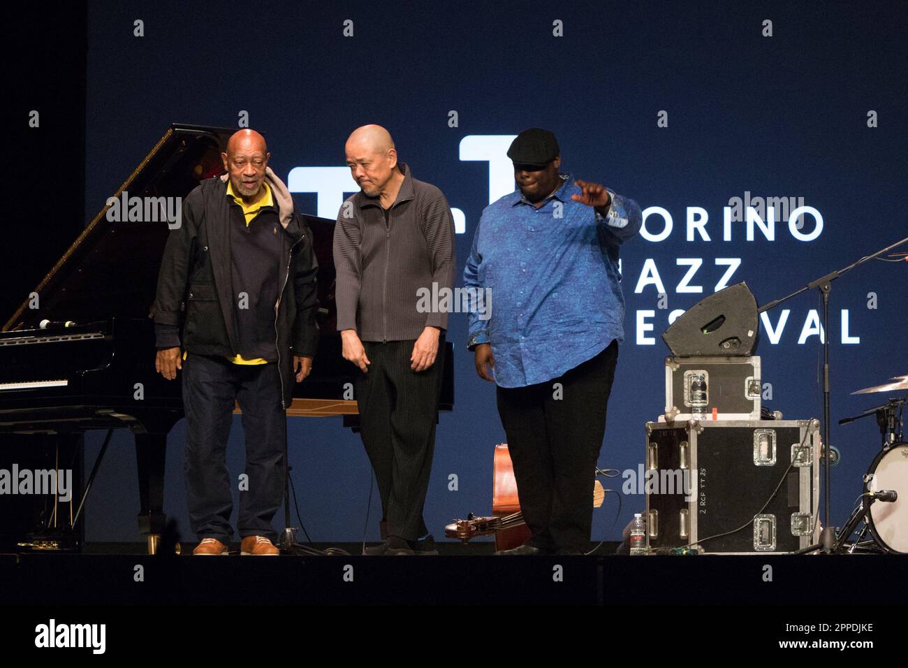Torino, Italy. 23rd Apr, 2023. Kenny Barron Trio (Kenny Barron at piano ...