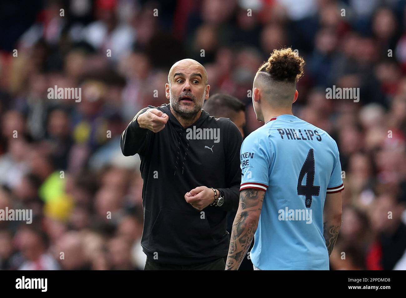 Kalvin phillips pep guardiola hi-res stock photography and images - Alamy