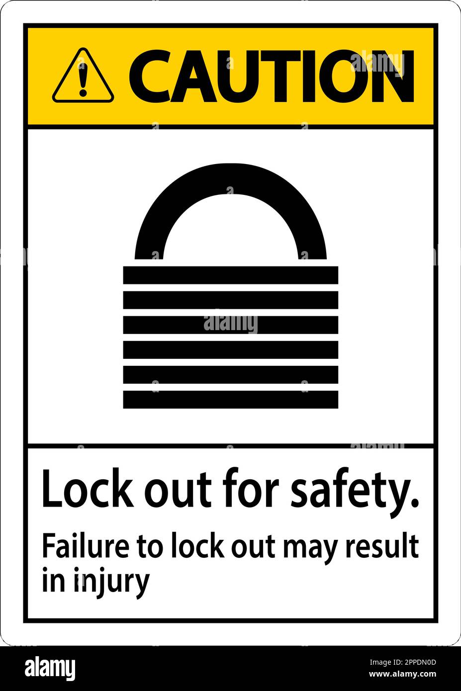 Caution Lock Out For Safety. Failure To Lock Out May Result In Injury ...