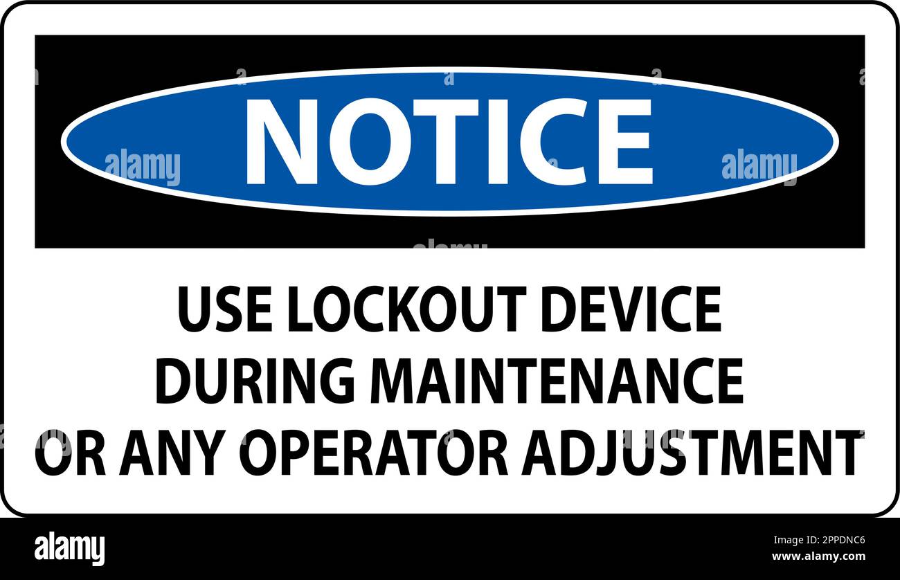 Caution Use Lockout Device During Maintenance Or Any Operator ...
