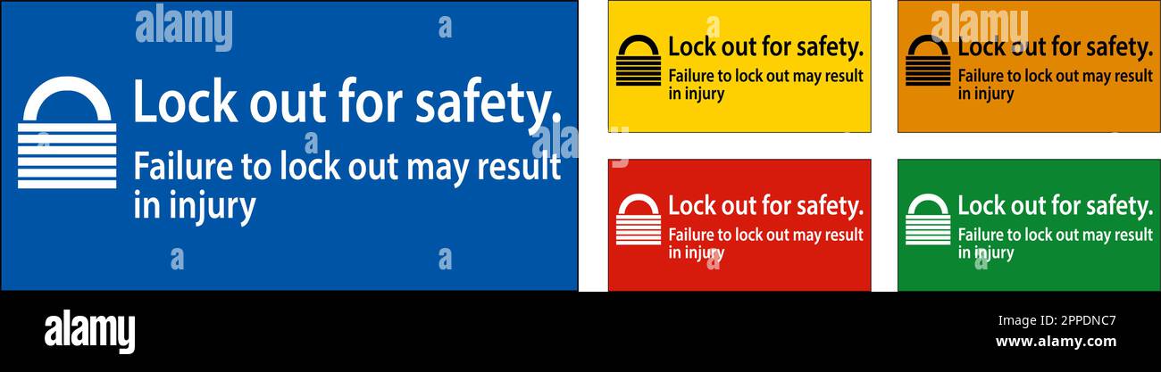 Caution Lock Out For Safety. Failure To Lock Out May Result In Injury ...