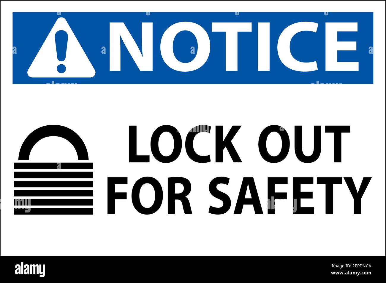 Notice High Radiation Area Sign On White Background Stock Vector Image ...