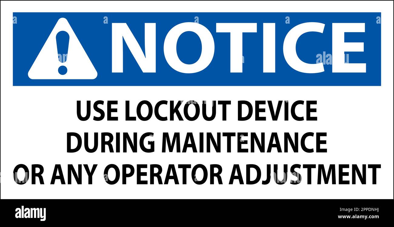 Caution Use Lockout Device During Maintenance Or Any Operator ...