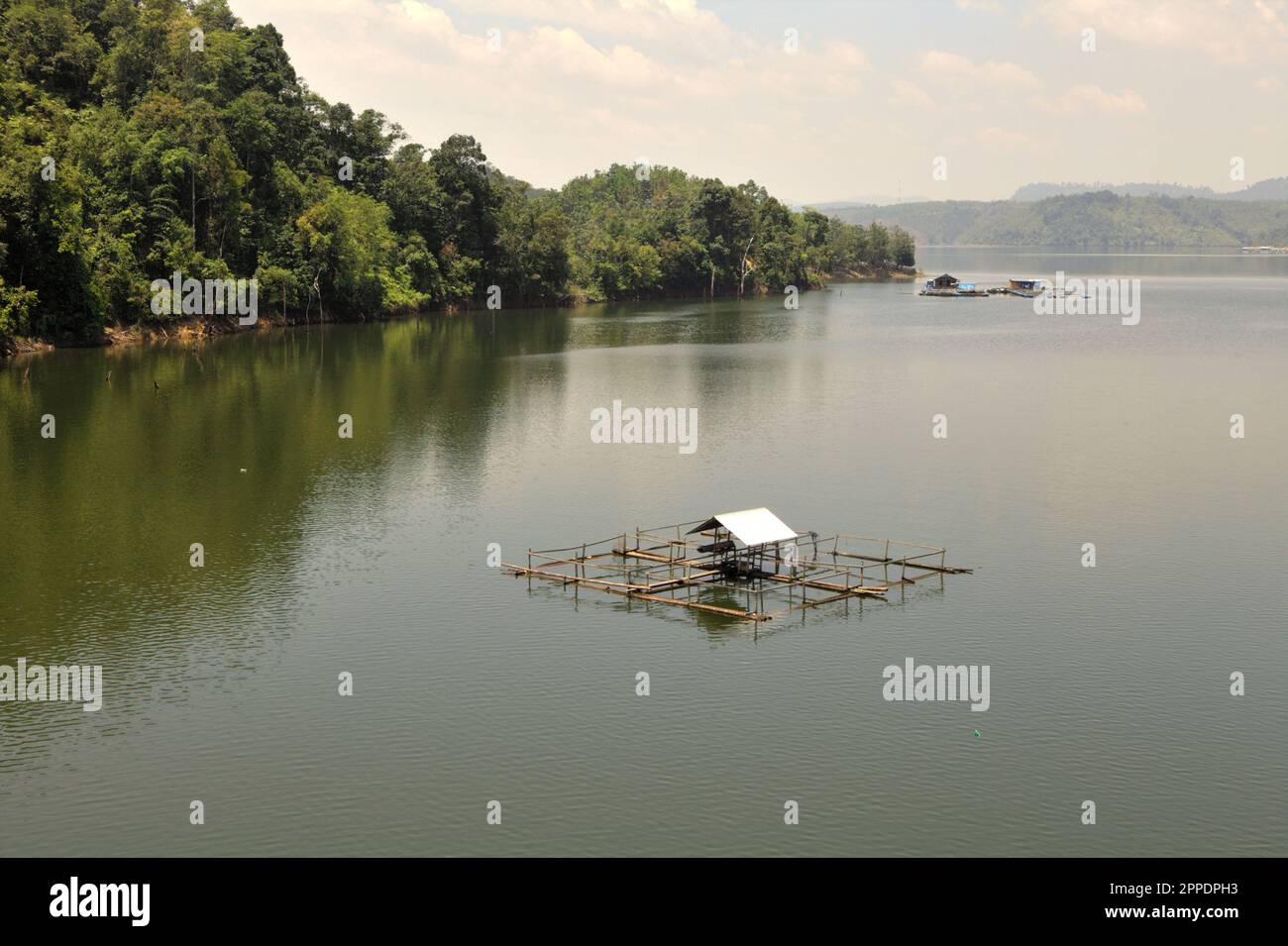 Freshwater fish farm in Kampar, Riau, Indonesia Stock Photo - Alamy
