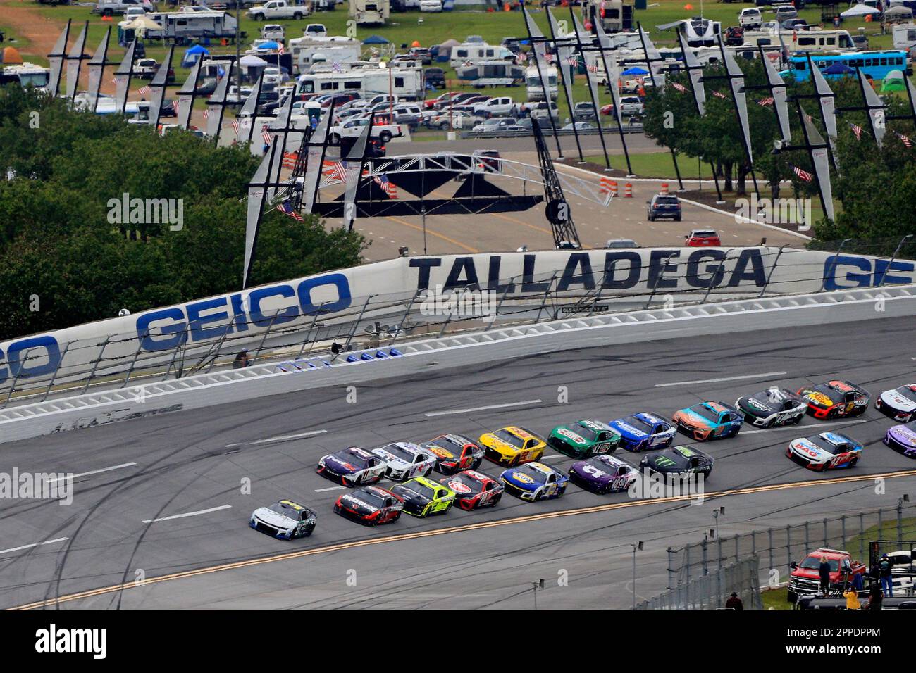 TALLADEGA, AL - APRIL 23: Justin Haley (#31 LeafFilter Gutter ...