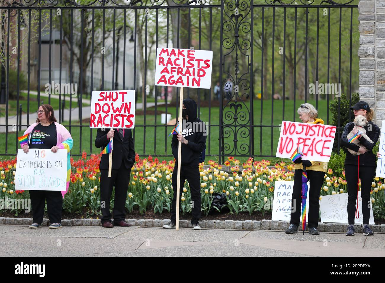 Lgbtq flag at school hi-res stock photography and images - Alamy